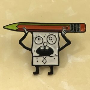 Jewelry | Doodlebob Enamel Pin Brooch Backpack Pin | Poshmark